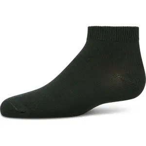 MEMOI Basic Ankle Socks Dark Spruce