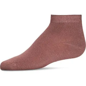 MEMOI Basic Ankle Socks Deep Mauve