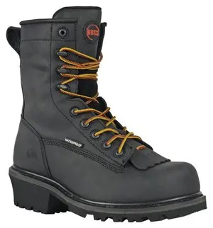 HOSS BOOT COMPANY Hoss Cross Cut Logger Composite Toe Work Boots