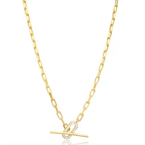 MAZIN JEWELS Vault Necklace - Yellow Gold