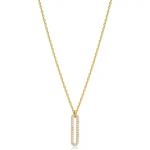 MAZIN JEWELS Linea Necklace - Yellow Gold