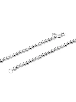 DEVATA 4mm Beaded Ball Chain Bracelet