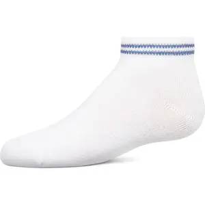 MEMOI Ziggy Double Ring Anklet Sock Denim