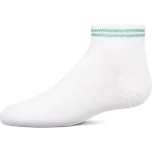 MEMOI Ziggy Double Ring Anklet Sock Seafoam