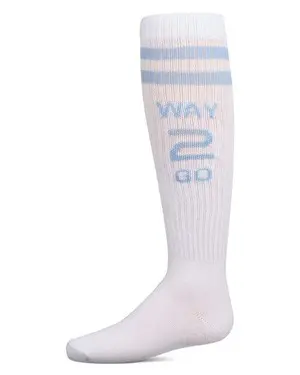 MEMOI Way 2 Go Knee High Athletic Sock