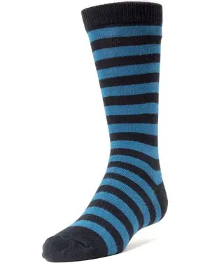 MEMOI Striped Dress Socks