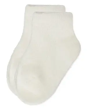 MEMOI Pelerine Anklet Socks - Winter White
