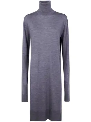 TOTEME Turtleneck Dress - Gray
