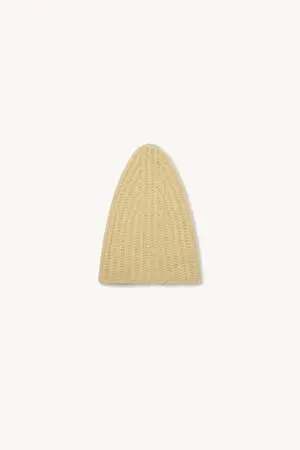 THE ROW Marly Cashmere Beanie - Yellow