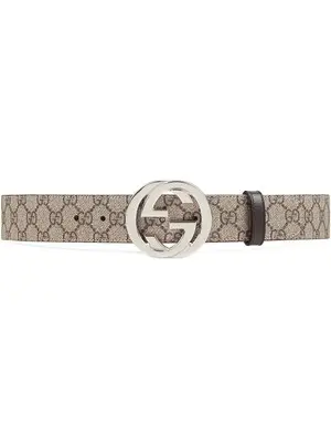 Gucci Gg Belt - Beige