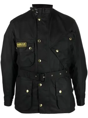 Barbour Waxed Windbreaker - Black
