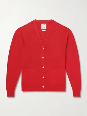 Visvim Selmer Wool Cardigan - Red