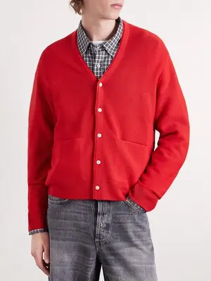 Visvim Selmer Wool Cardigan - Red
