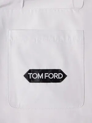 TOM FORD Parachute Poplin Blazer - Gray