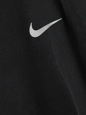 Nike Swift Mesh-trimmed Dri-fit T-shirt - Black