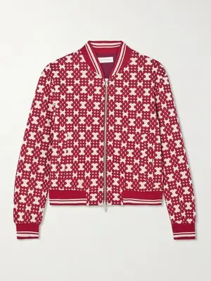 Dries Van Noten Jacquard-knit Track Jacket