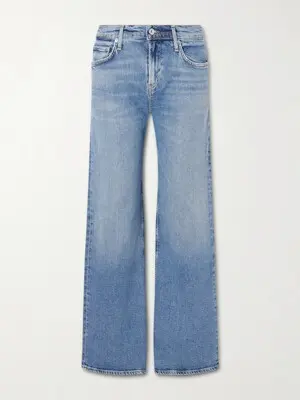 Citizens Of Humanity Nora Mid-rise Wide-leg Jeans - Blue