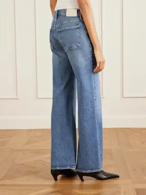 Citizens Of Humanity Nora Mid-rise Wide-leg Jeans - Blue