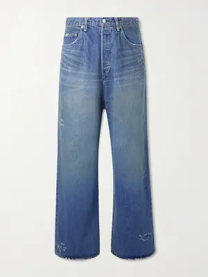 SSSTEIN Straight-leg Distressed Jeans