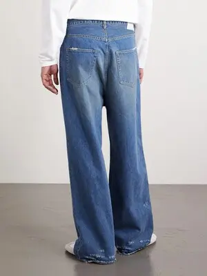 SSSTEIN Straight-leg Distressed Jeans