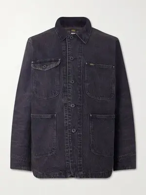 Ralph Lauren Corduroy-trimmed Denim Chore Jacket