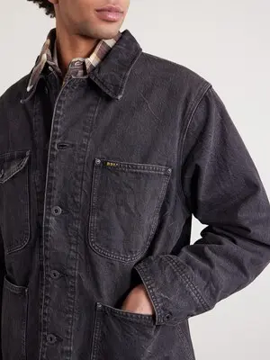 Ralph Lauren Corduroy-trimmed Denim Chore Jacket