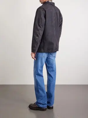 Ralph Lauren Corduroy-trimmed Denim Chore Jacket