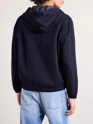 Moncler Cotton-blend Jersey Zip-up Hoodie