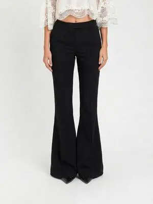 TWINSET Crêpe Flared Trousers