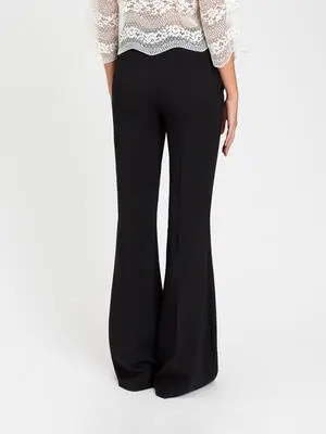 TWINSET Crêpe Flared Trousers