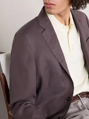 Canali Cotton And Silk-blend Polo Shirt
