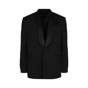 Givenchy Wool Jacket With Satin Shawl Lapel