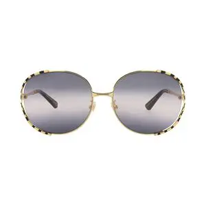 Gucci Round Frame Sunglasses - Gold