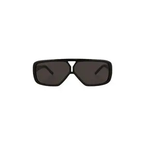 Saint Laurent Rectangular Full Rim Sunglasses - Black