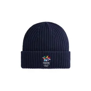 Kith X New Era Olympics Heritage Nagano Knit Beanie - Black