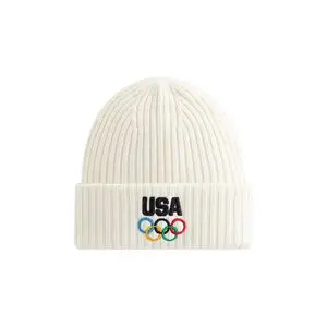 Kith X New Era For Team Usa Knit Mia Beanie - White