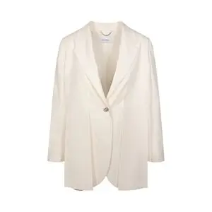 FERRAGAMO Single Button Silk Blazer
