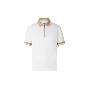 Bogner Laurina Functional Short-sleeved Top - White/camel