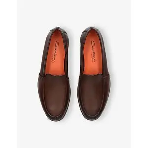 Santoni Malibu Leather Loafers