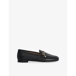 DUNE Leather Loafers - Black Leather