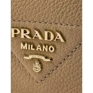 Prada Leather Shoulder Bag - Neutral