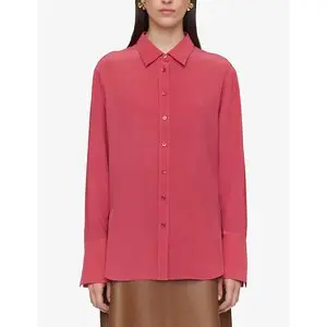 JOSEPH Long-sleeved Silk Blouse