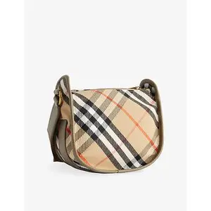 Burberry Mini B-clip Canvas Messenger Bag