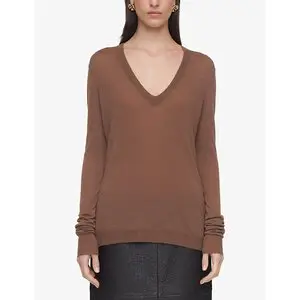 JOSEPH Cashair V-neck Cashmere Jumper