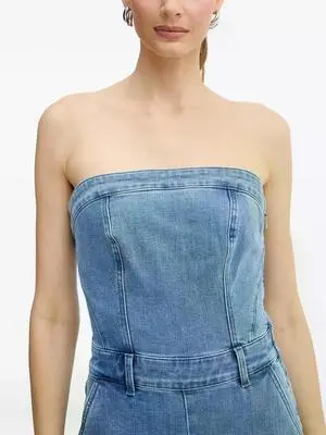 Guess Strapless Flared Jumpsuit