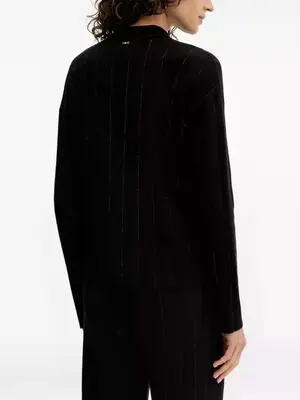 FRACOMINA Button-up Striped Knitwear