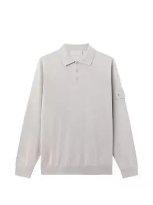 Stone Island Light Pure Rws Wool S.i. Ghost Polo Shirt