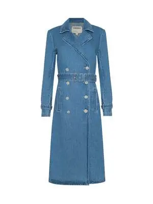 L'Agence Bradley Denim Trench Coat - Anaheim