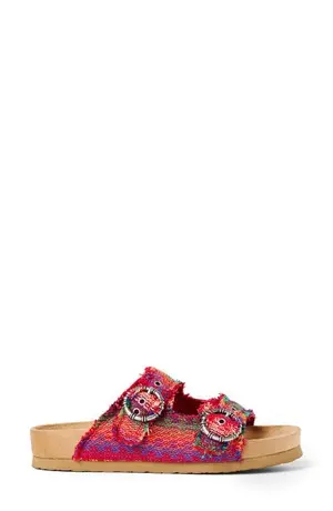Minnetonka Georgine Slide Sandal - Horizon Multi