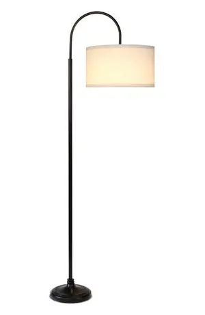 BRIGHTECH Nora 68" Height-adjustable Black Led Arc Floor Lamp - Classic Black